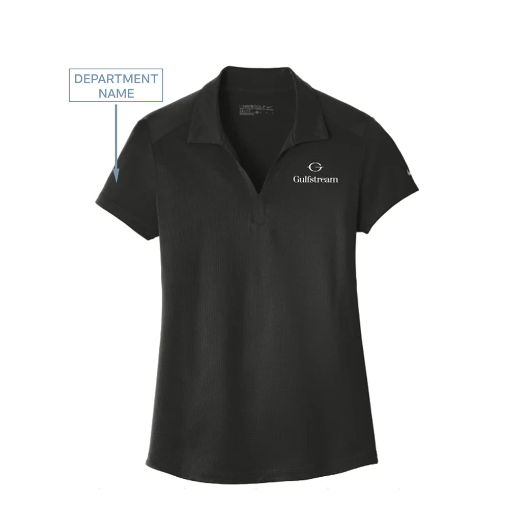Department Polo - Nike® Women's Dri-Fit Polo - Black – Gulfstream Store