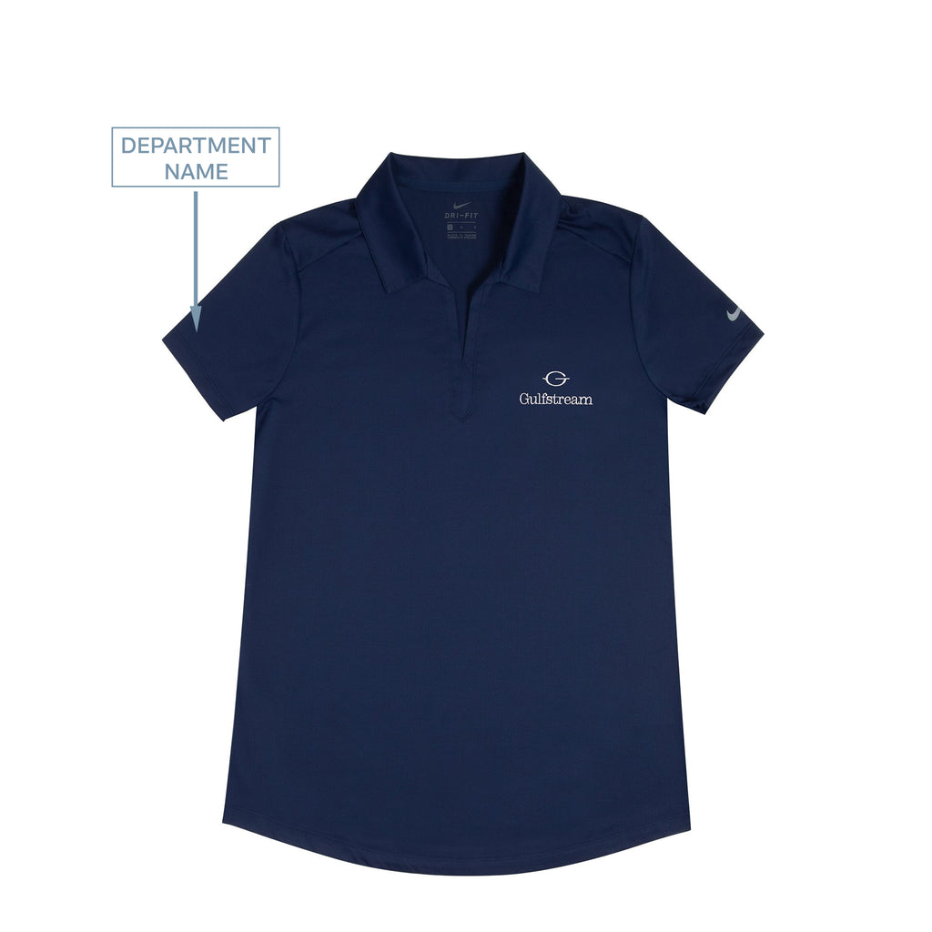 Department Polo - Nike® Women's Dri-Fit Polo - Navy – Gulfstream Store